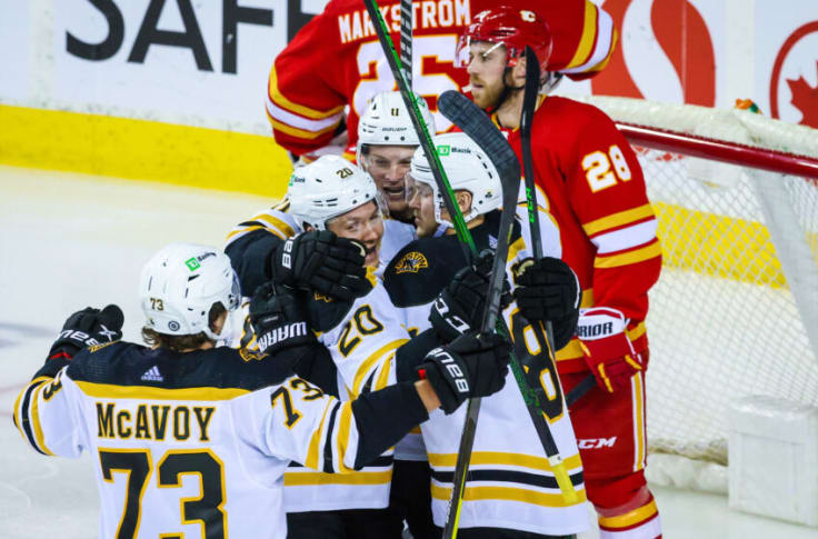 Bruins vs Flames | The Blue & White